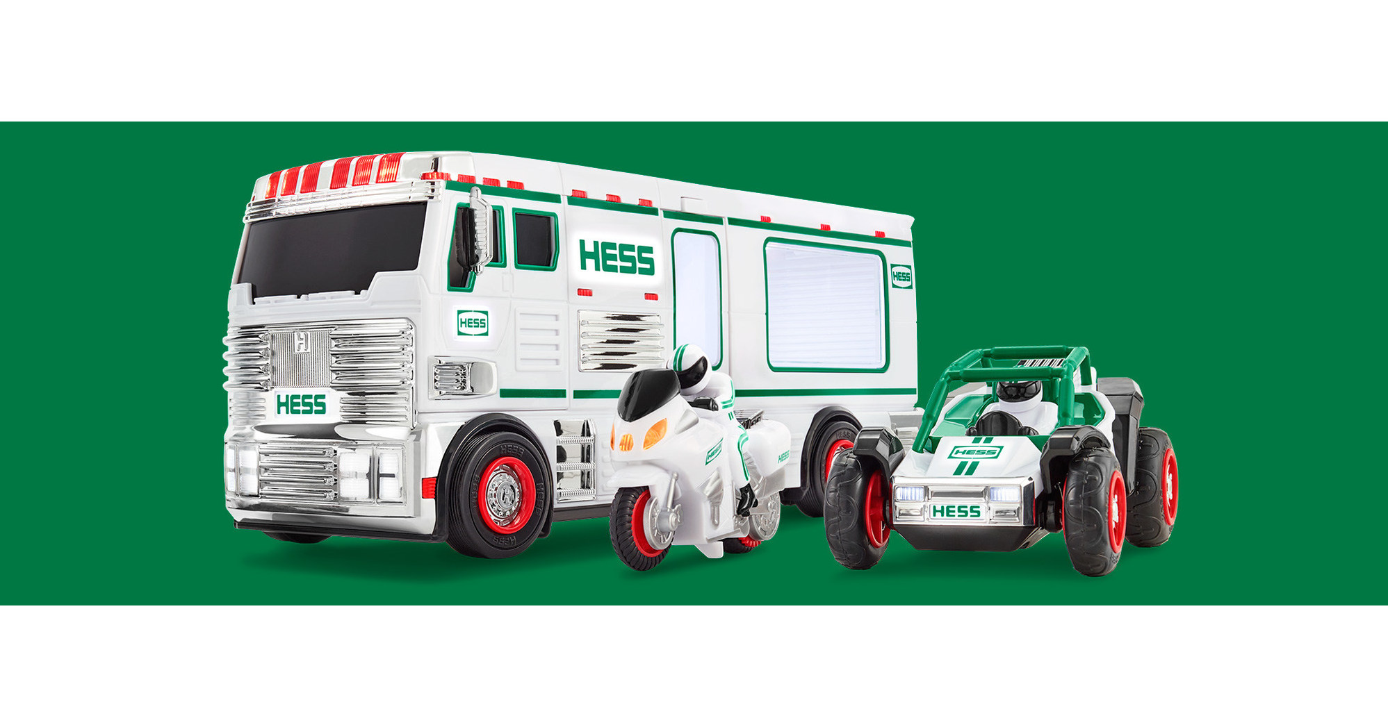 Hess RV with ATV and Motorbike On Sale Now!