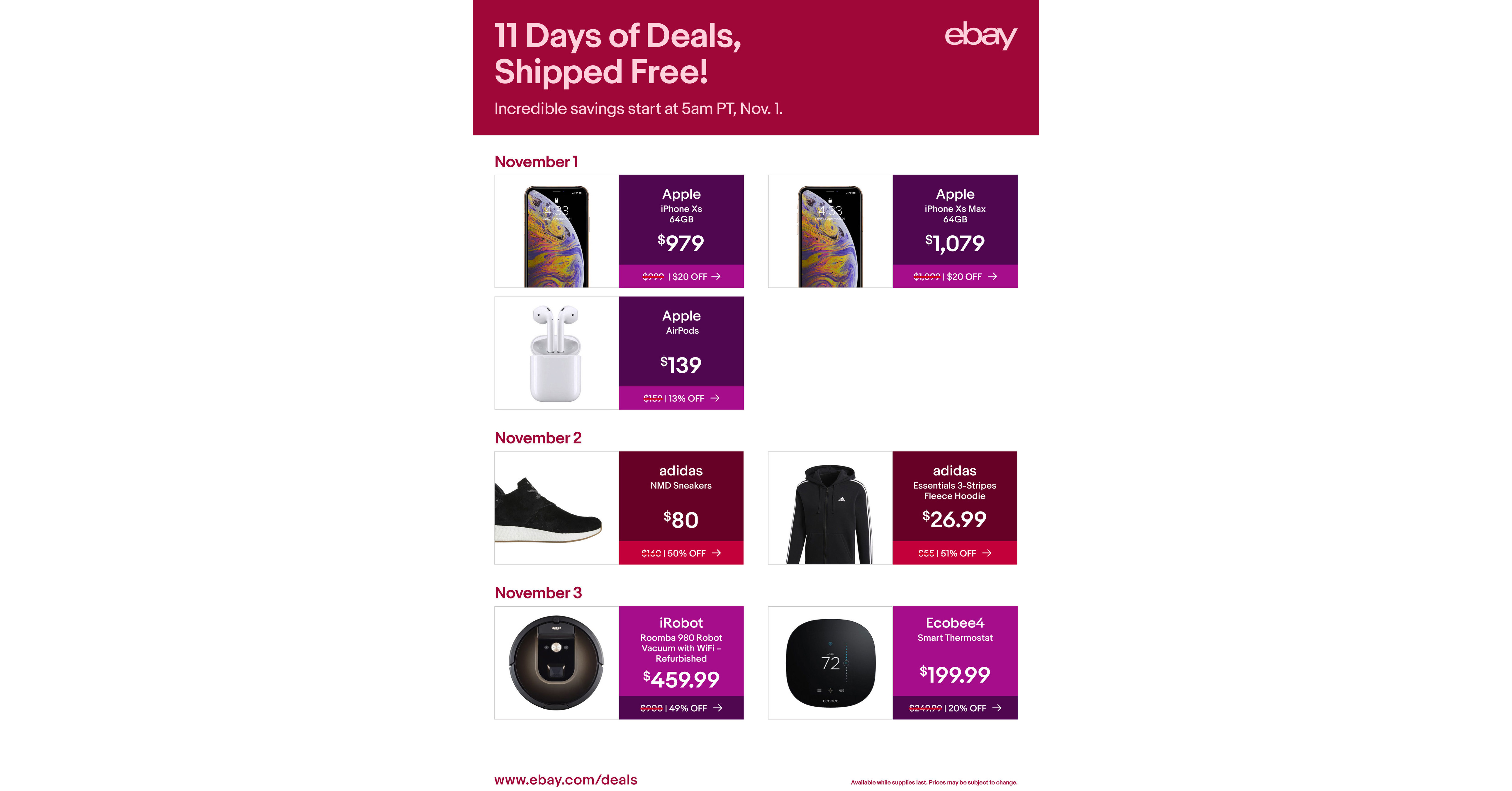 eBay Helps You 'Sleigh' Holiday Shopping Early with First Minute Deals