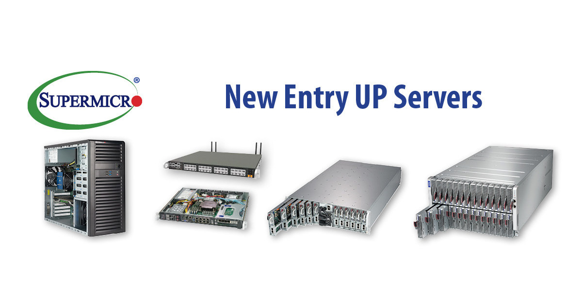 Supermicro impulsiona linha de servidores UP básicos que permitem um ...