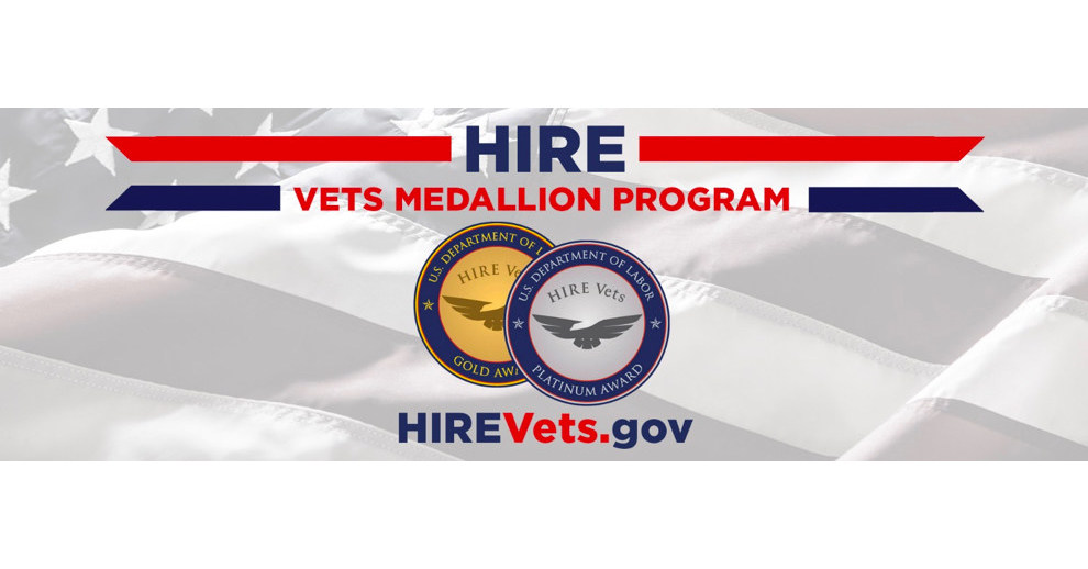 Charlotte Company Receives the Gold Award for 2018 HIRE Vets Medallion ...