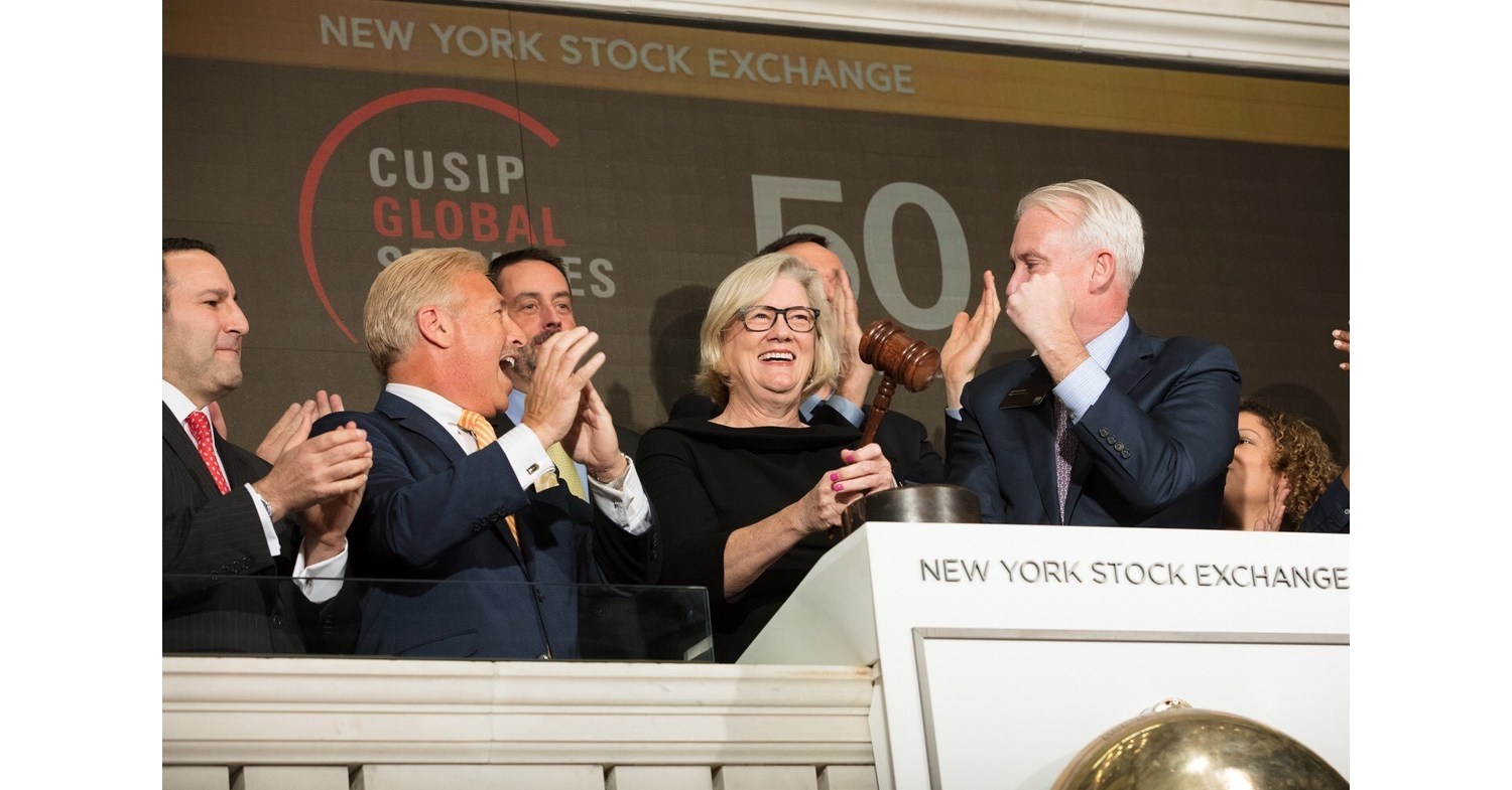 CUSIP Global Services Celebrates 50th Anniversary with Closing Bell ...