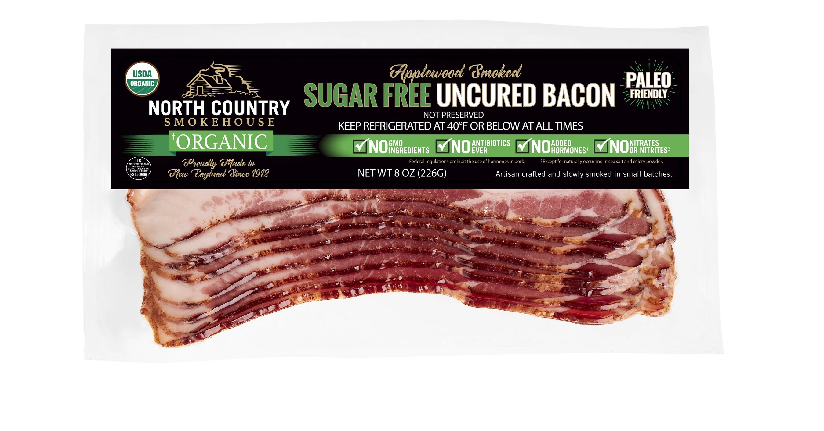 North Country Smokehouse Launches New Line of Sugar-Free Bacon