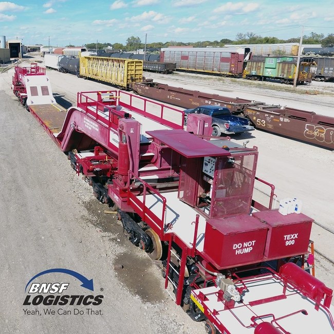 BNSF Logistics Announces New 20-Axle Shiftable FD - TEXX 900