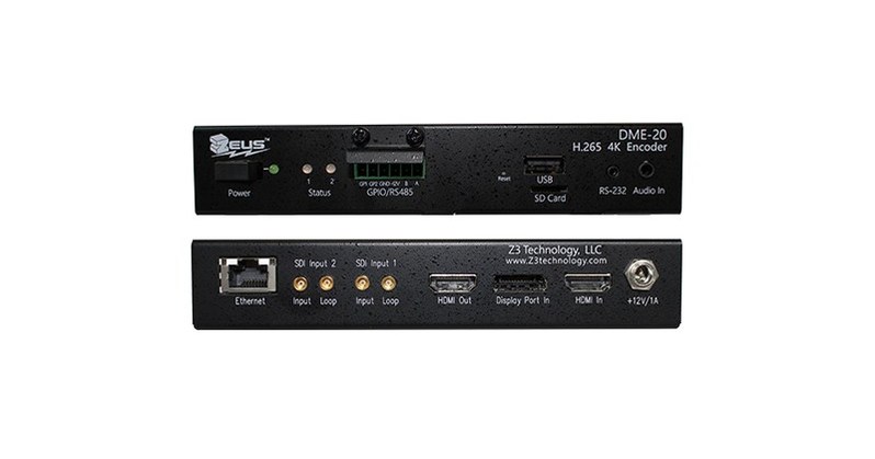 Introducing an H.265 4K Compact Video Encoder from Z3 Technology