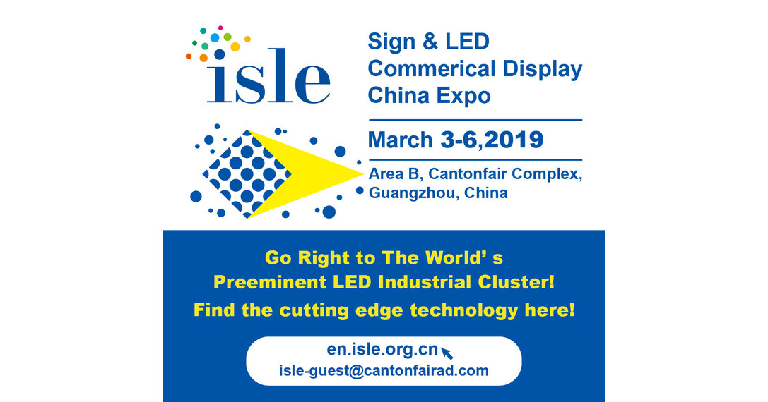 2019 International Signs and LED Exhibition to Open on March 3 ...