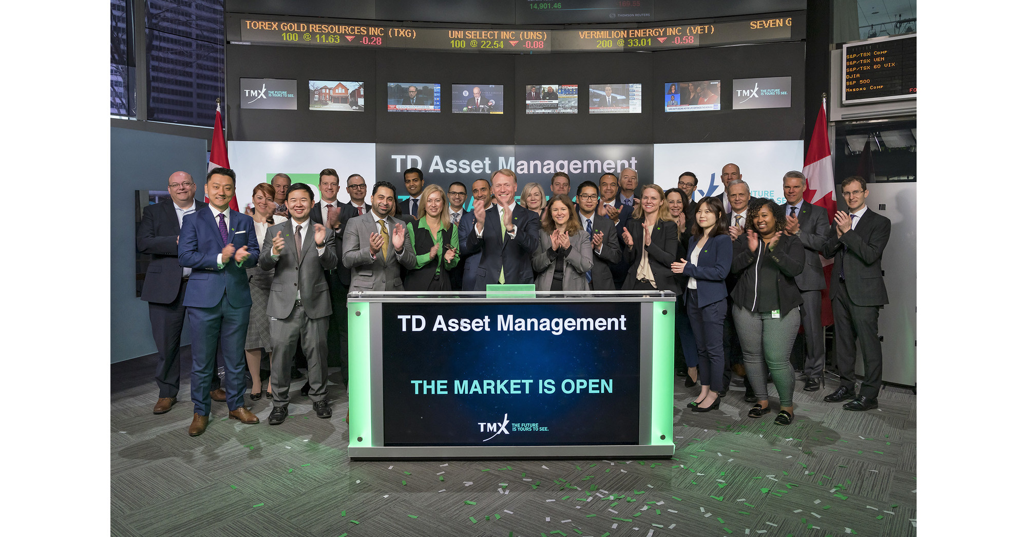 TD Asset Management Inc. Opens the Market