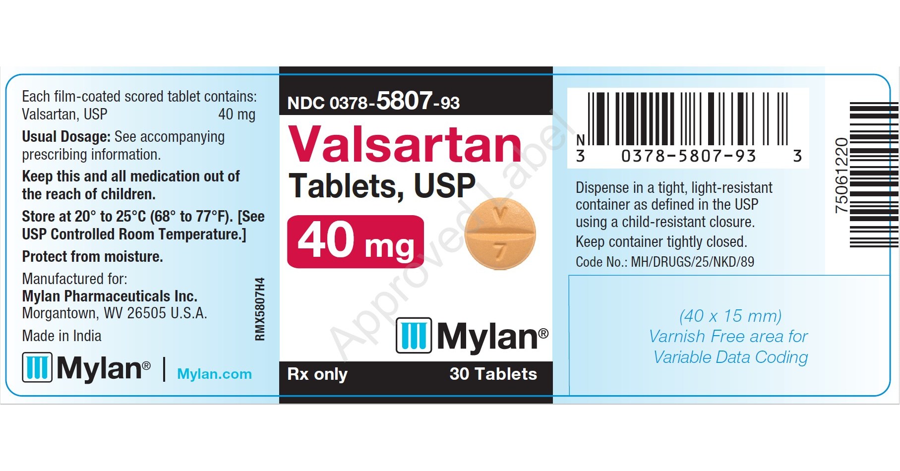 Mylan Initiates Voluntary Nationwide Recall of 15 Lots of Valsartan ...