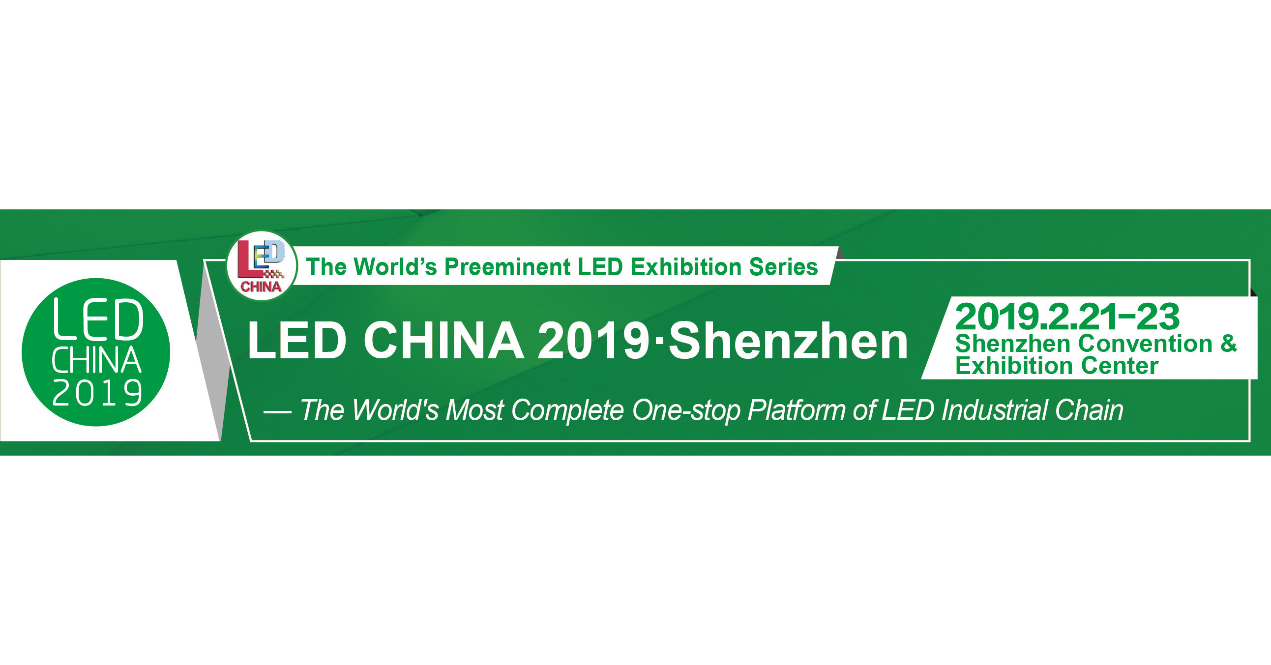 Online Visitor Pre-registration for LED CHINA 2019 - Shenzhen is Now Open