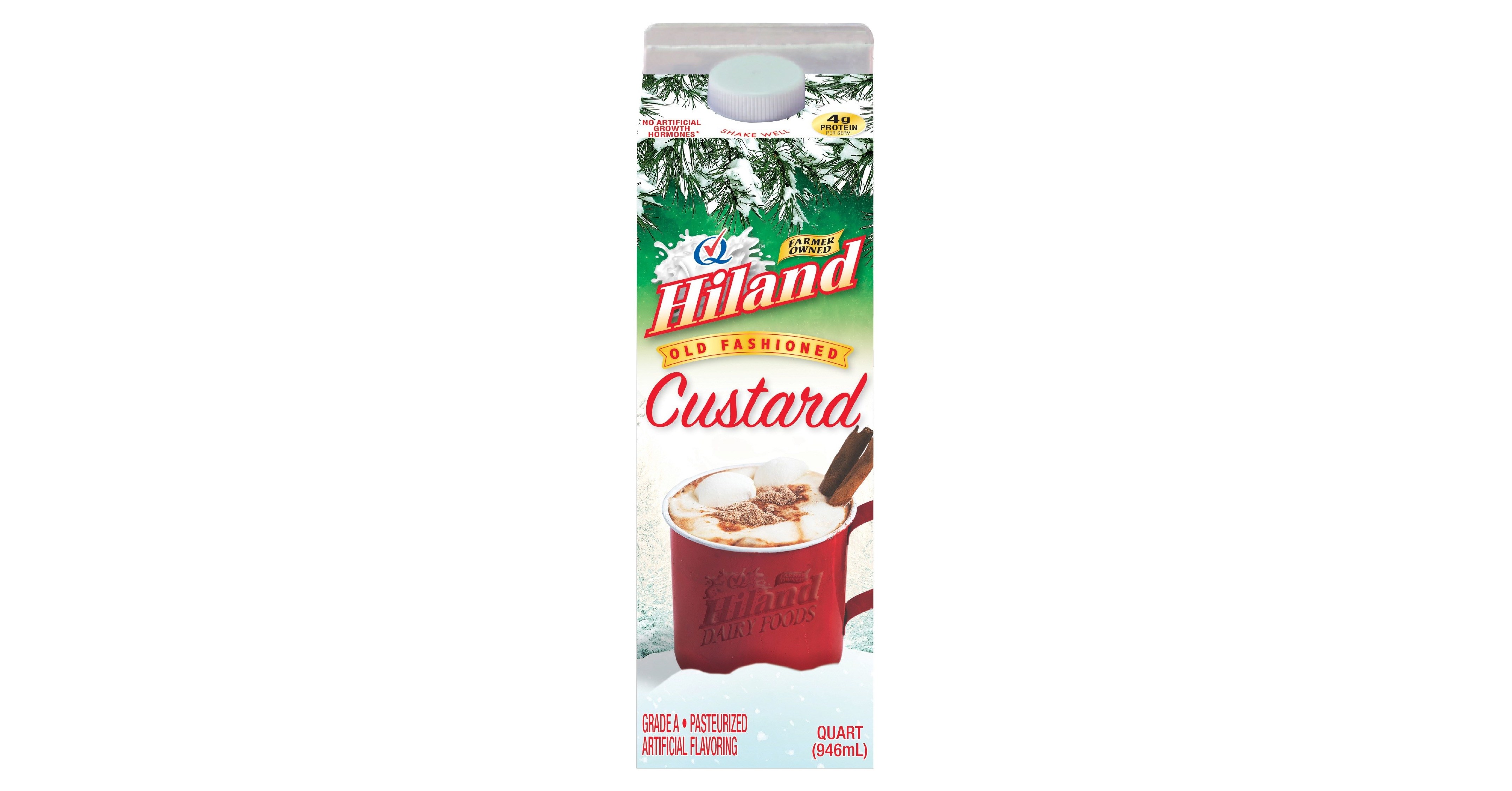 Hiland Dairy Adds Custard to Flavored Milk Lineup for the Holidays