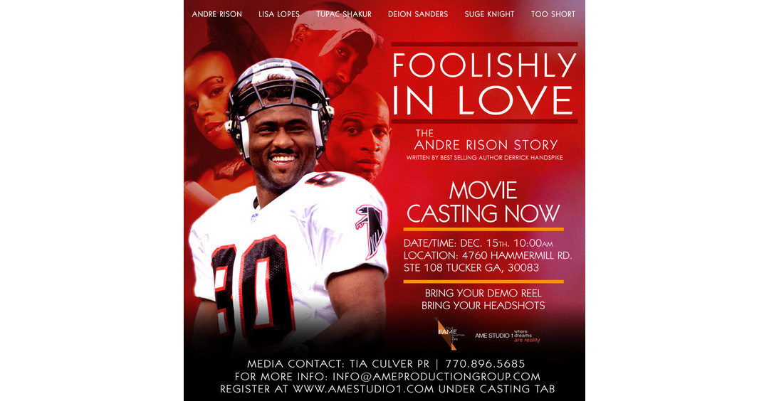 Andre Rison Holds Open Casting Call for Biopic "Foolishly In Love"