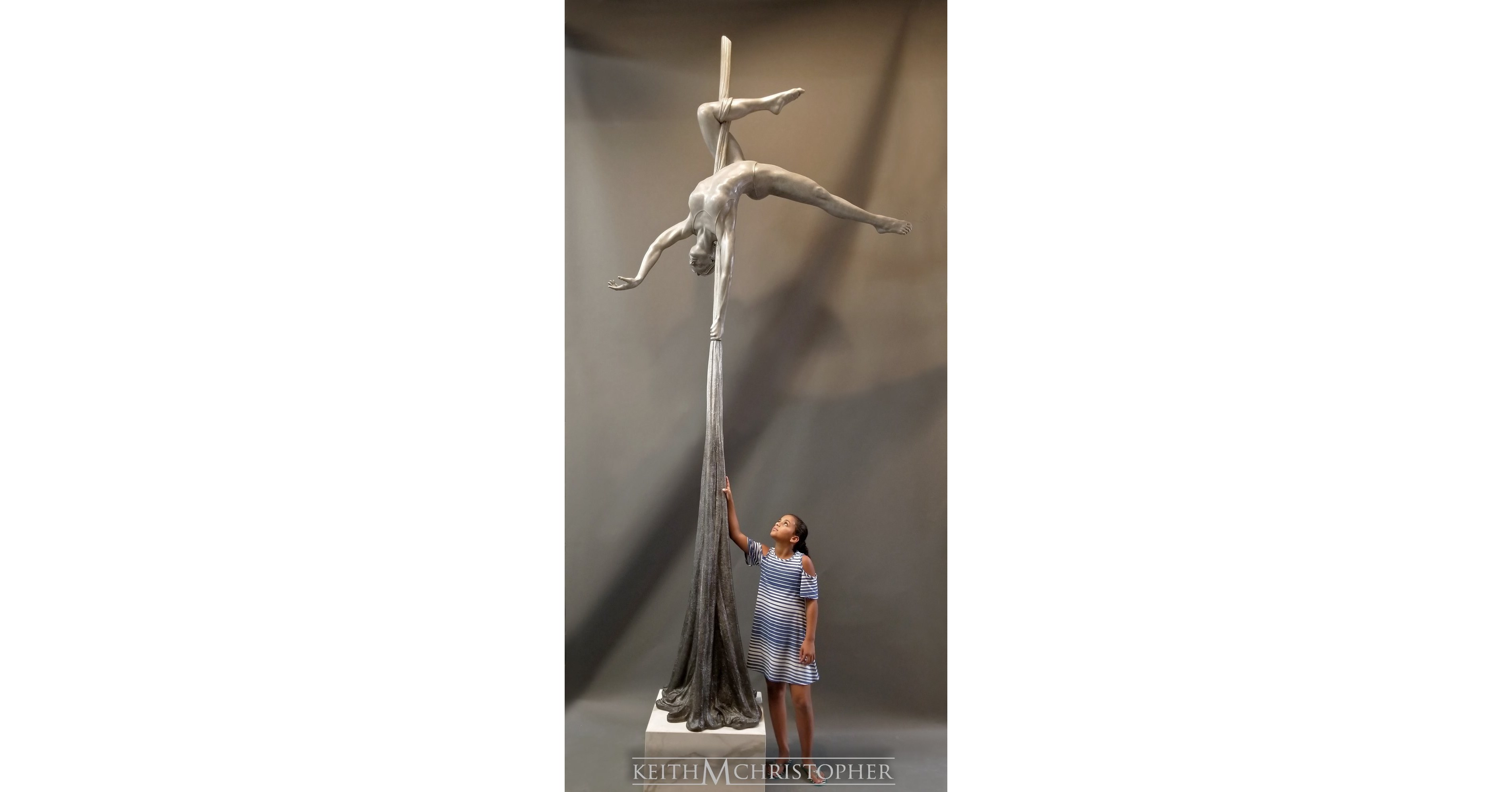 Keith Christopher Brings Monumental Life Size Fine Art Sculpture "The ...