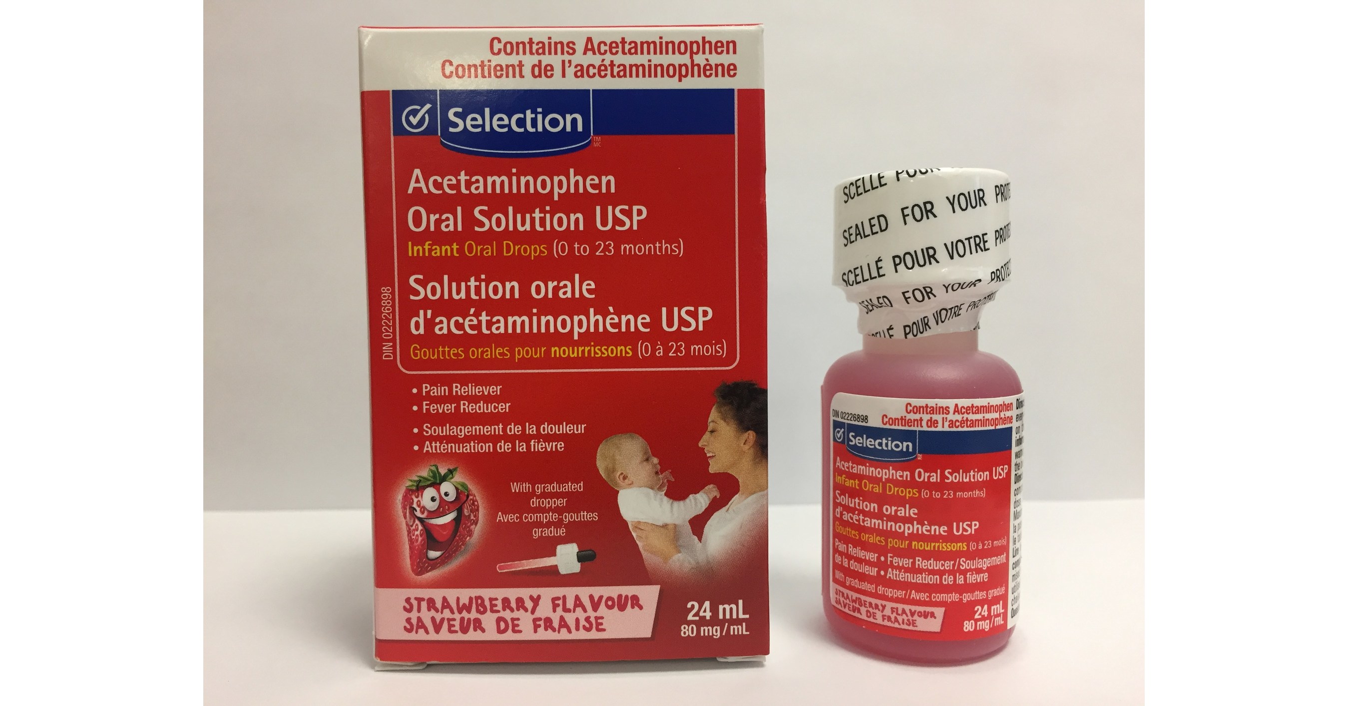 Advisory - Strawberry-flavoured acetaminophen infant oral drops in 24 ...