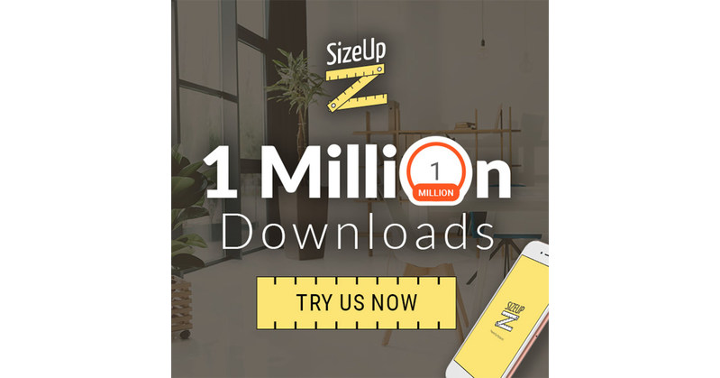 My Size, Inc.'s Mobile Smart Tape Measure App, SizeUp™, Reaches One ...