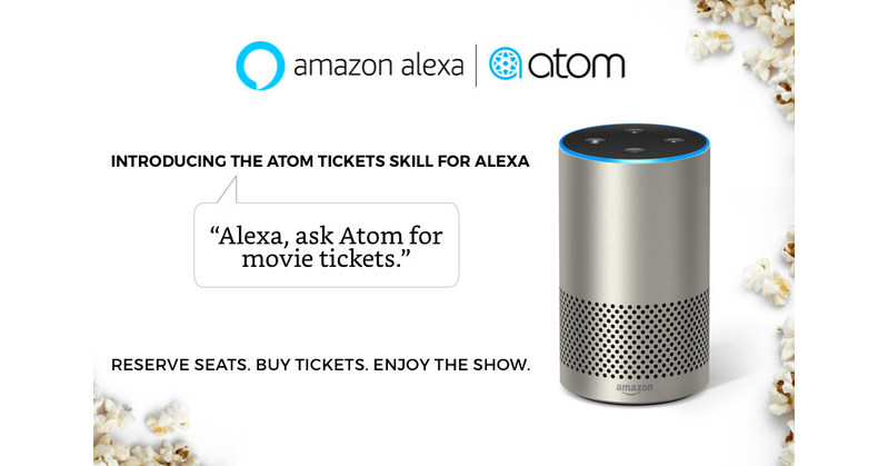 "Alexa, Ask Atom For Movie Tickets"