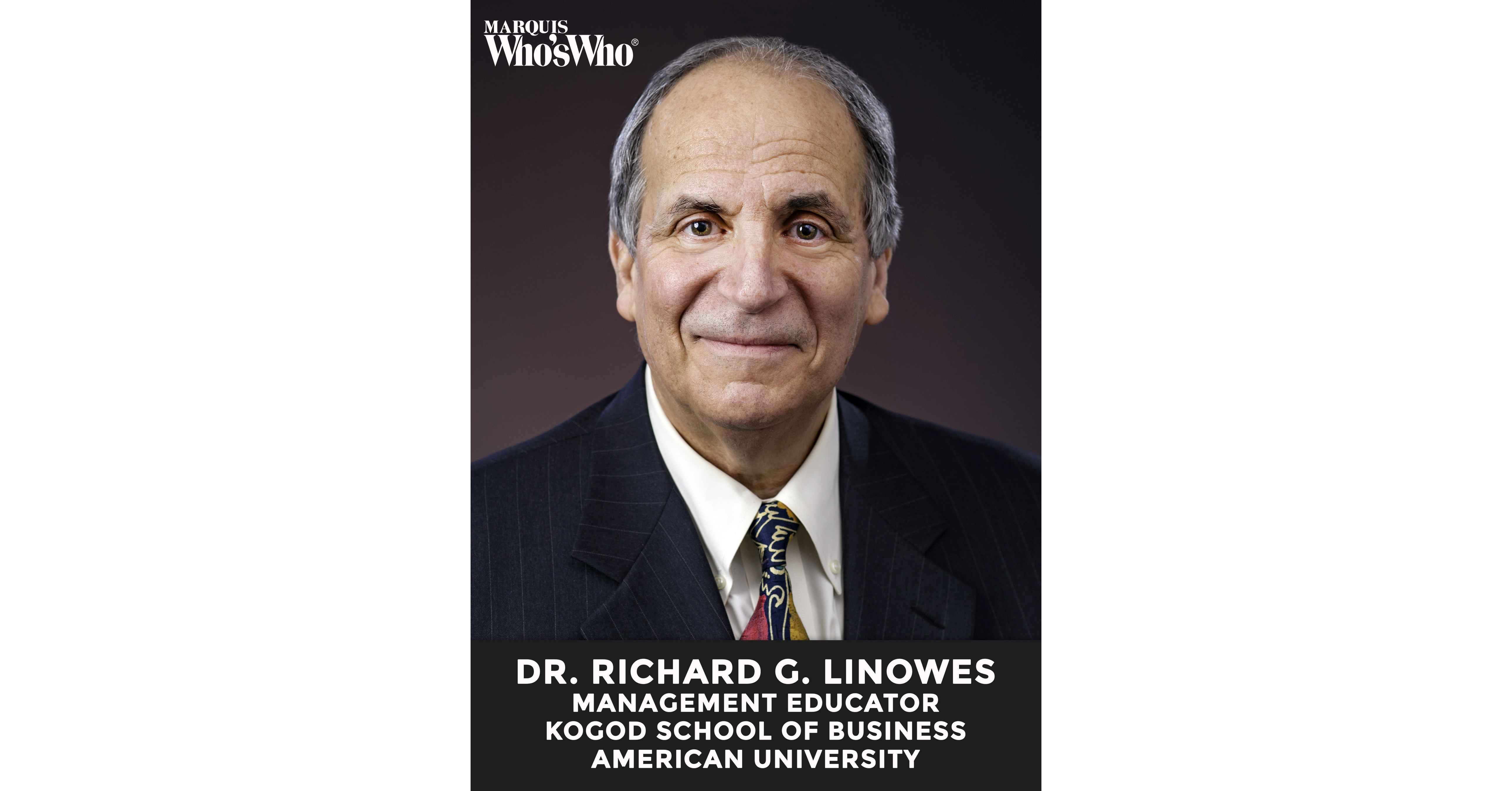 Dr. Richard G. Linowes Honored for Excellence in Business Education