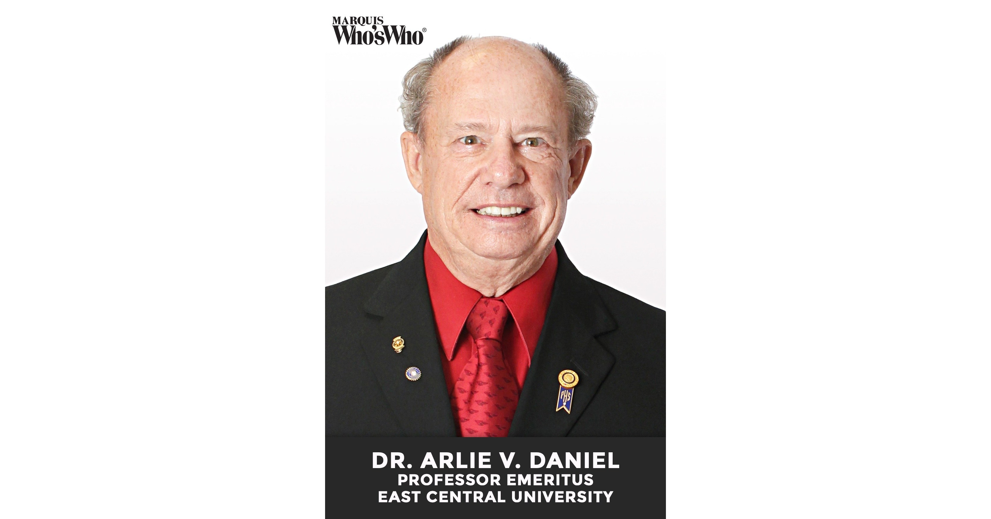 Dr. Arlie V. Daniel Recognized for Excellence in Speech Education