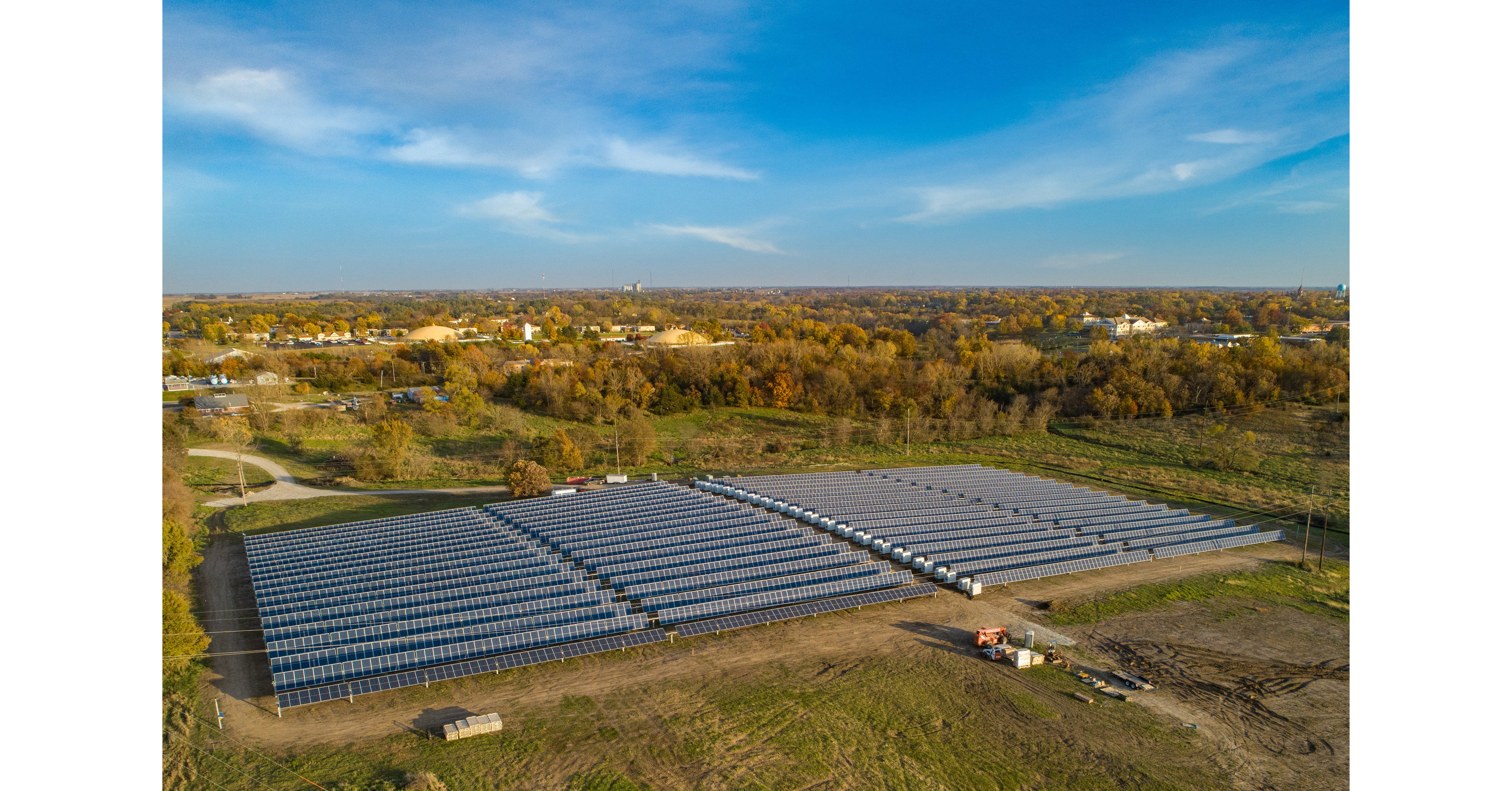 Iowa's first solar and storage power plant goes live at the Maharishi ...