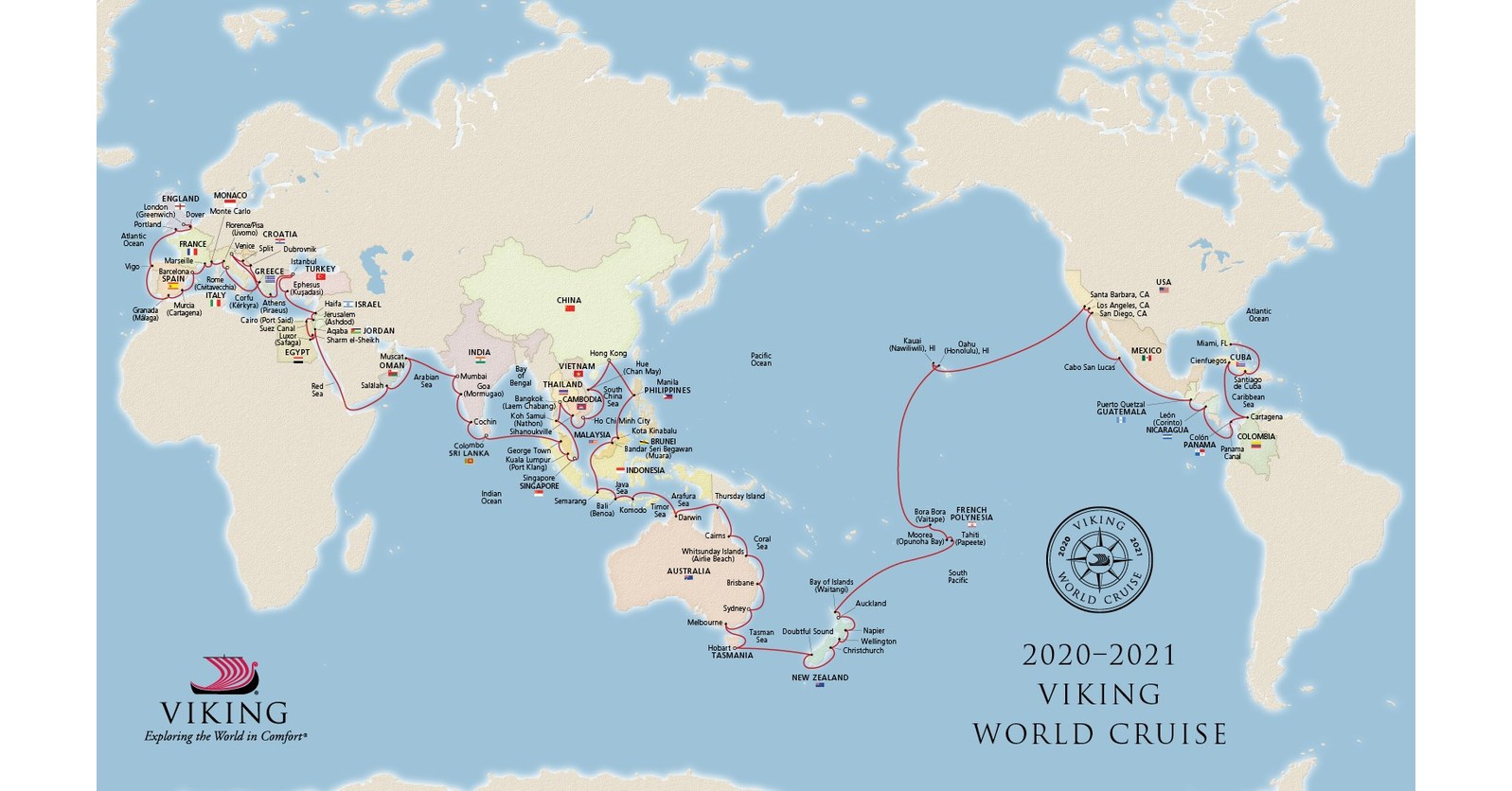 Viking Announces Newest World Cruise