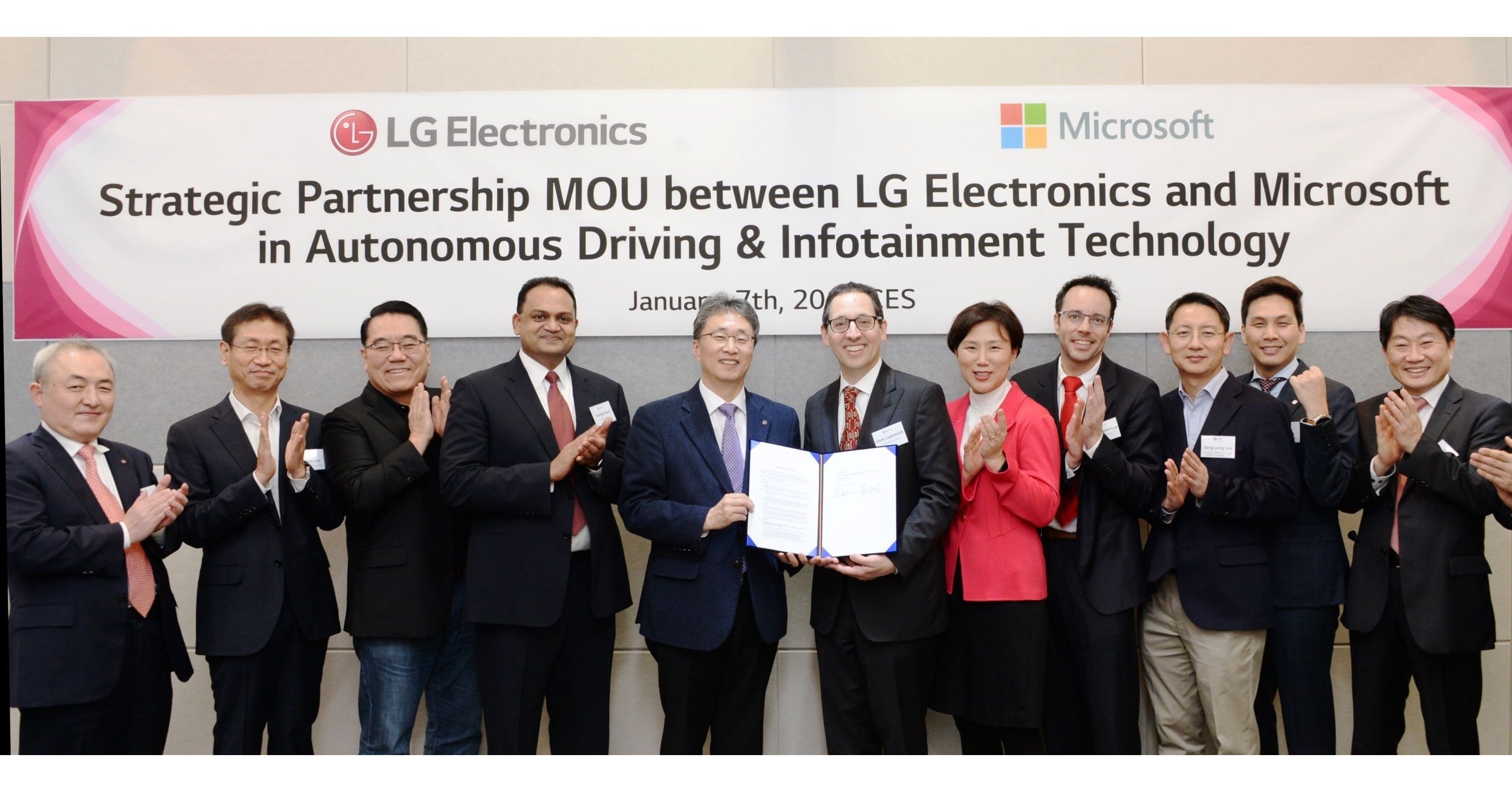 LG Partners with Microsoft to Accelerate Automotive Revolution
