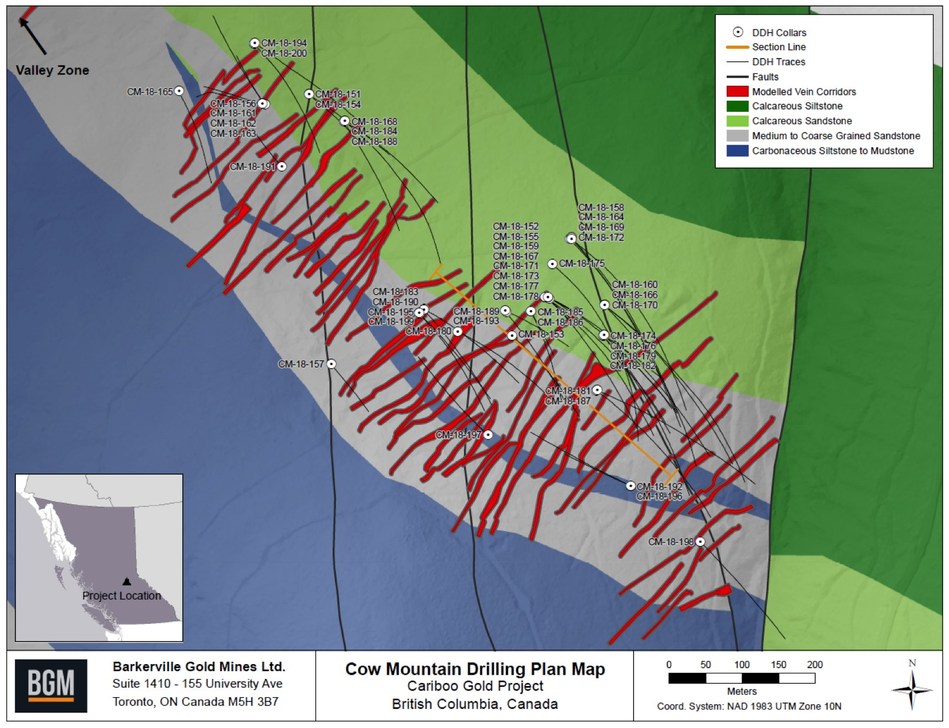 Barkerville Gold Intersects 9.85 g/t Gold Over 10.40 Meters and 8.96 g ...