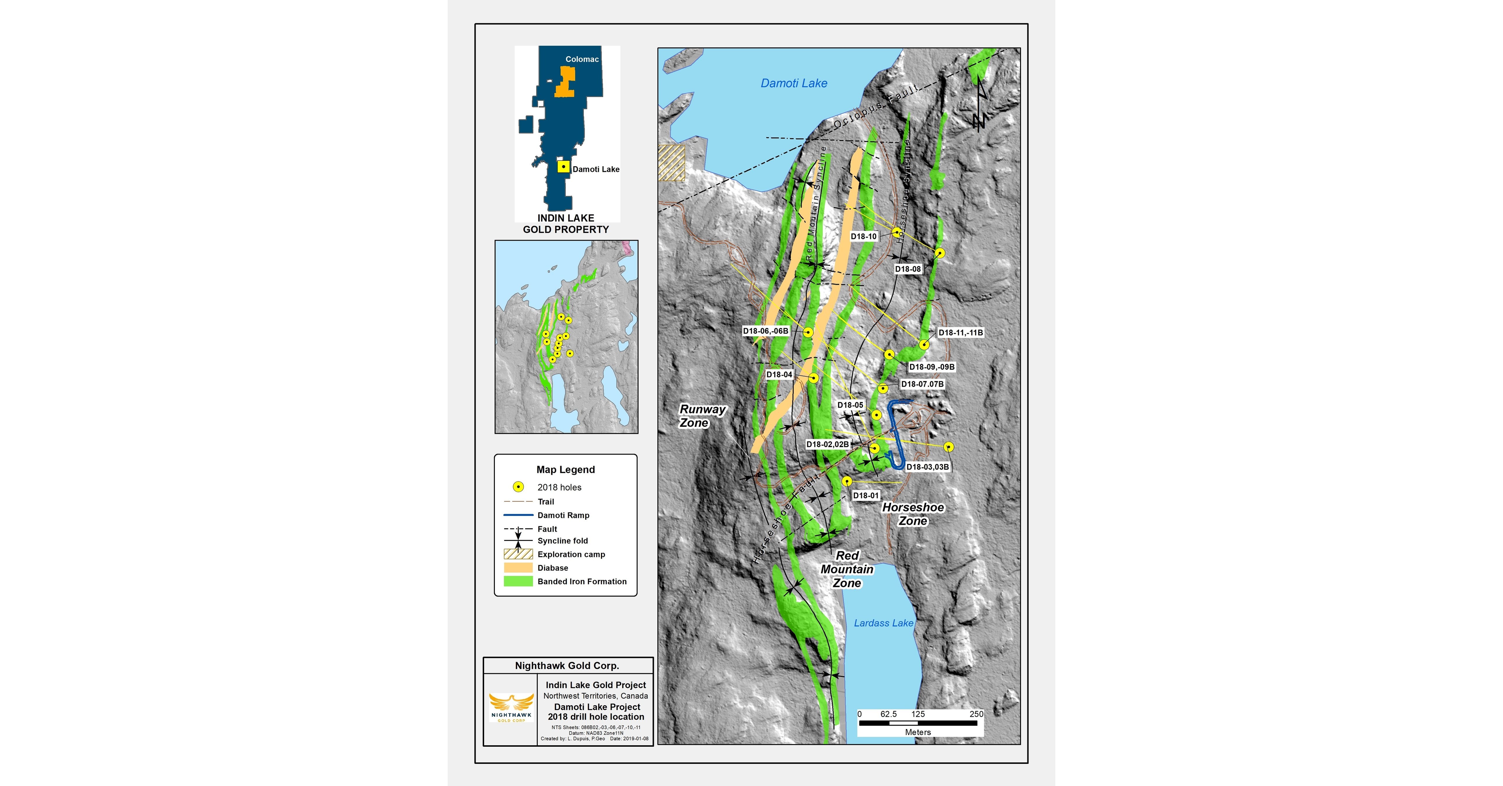 Nighthawk Intersects 14.75 Metres of 6.91 gpt Gold (uncut), Including 4 ...