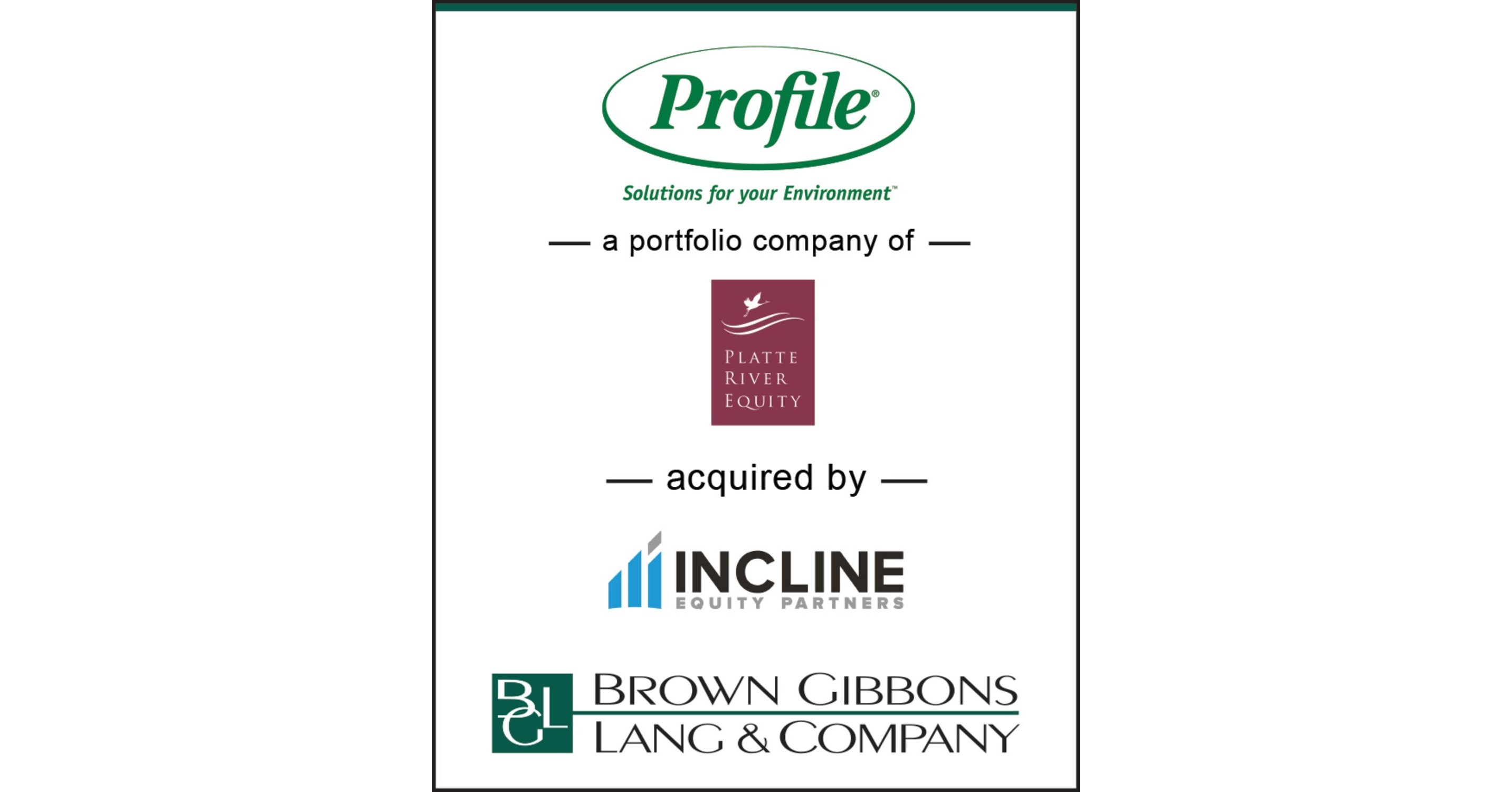 BGL Announces the Sale of Profile Products to Incline Equity Partners