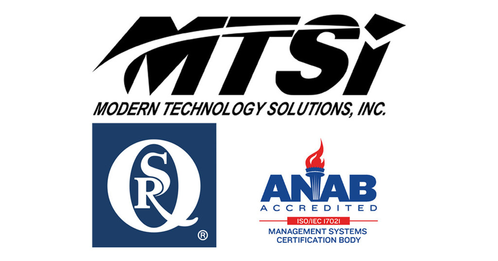 MTSI Earns ISO 9001:2015 Certification