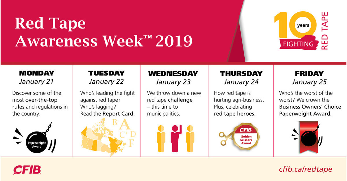 MEDIA ADVISORY - Red Tape Awareness Week™ is returning for its 10th ...