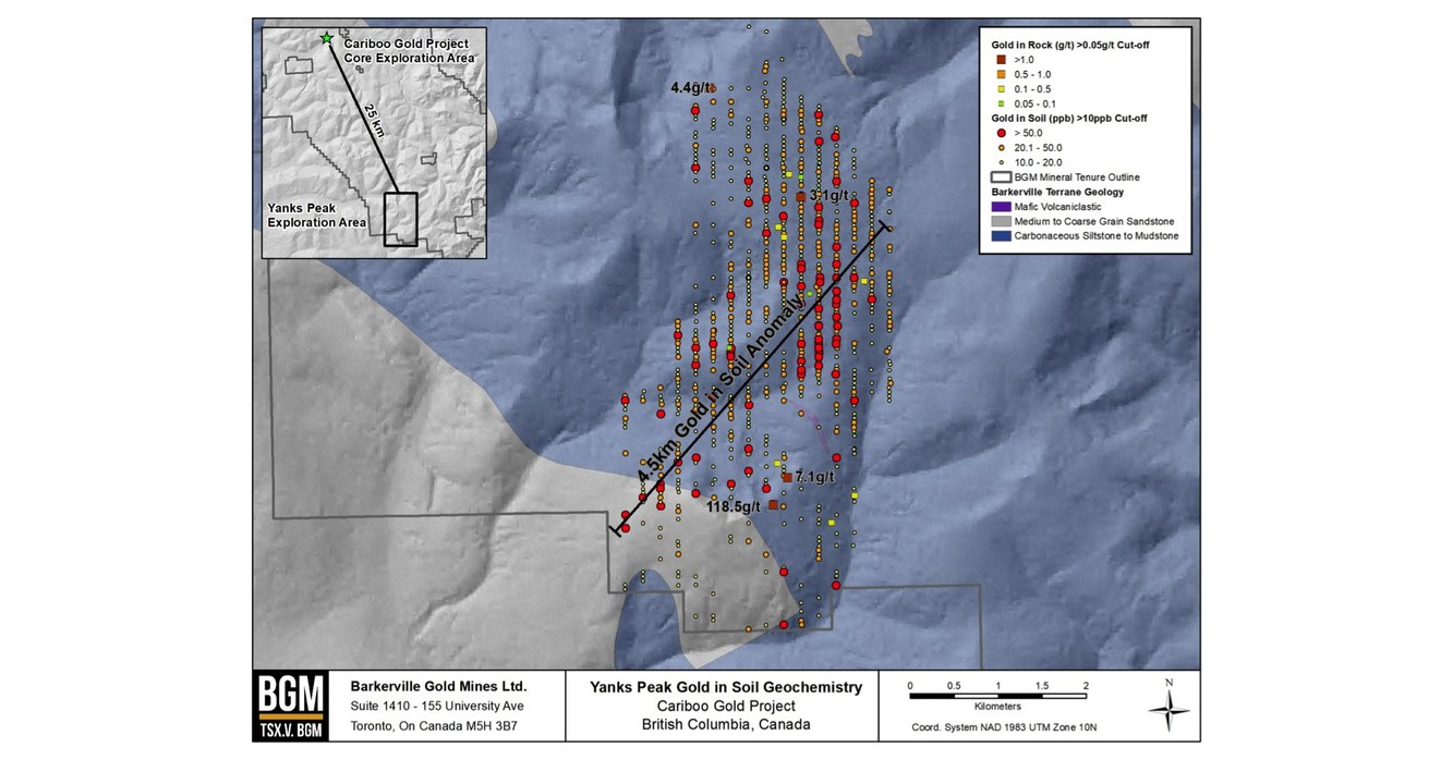 Barkerville Gold Mines Defines Significant Exploration Potential and ...