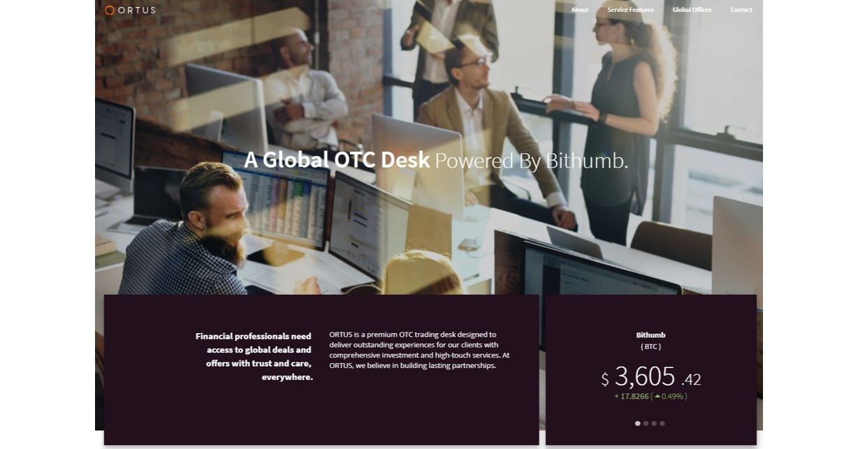 Official Launch of ORTUS, Bithumb Global OTC Desk