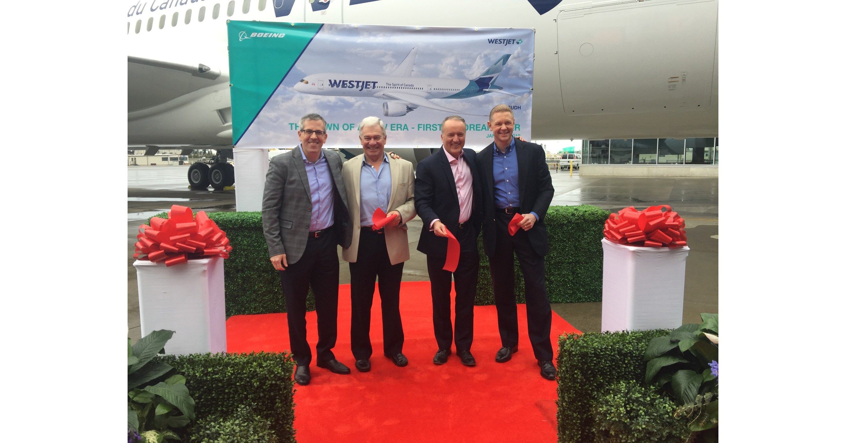 WestJet enters global era with Dreamliner arrival