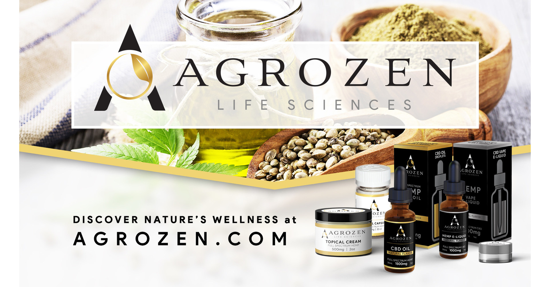 Agrozen Life Sciences Launches New Hemp CBD Product Line