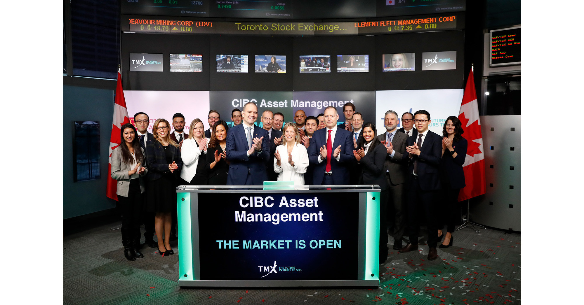 CIBC Asset Management Inc. Opens the Market