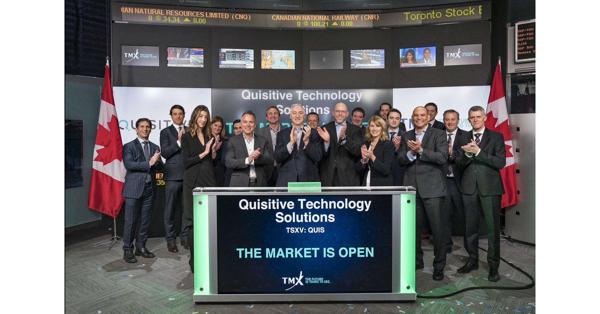 Quisitive Technology Solutions Inc. Opens the Market