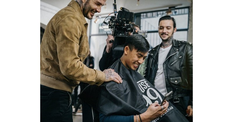 David Beckham Surprises HOUSE 99 Fans to Celebrate Male Grooming Brand ...