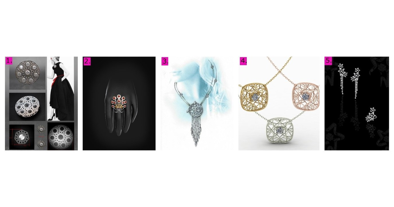 Finalists selected for JNA Jewellery Design Competition 2018/19