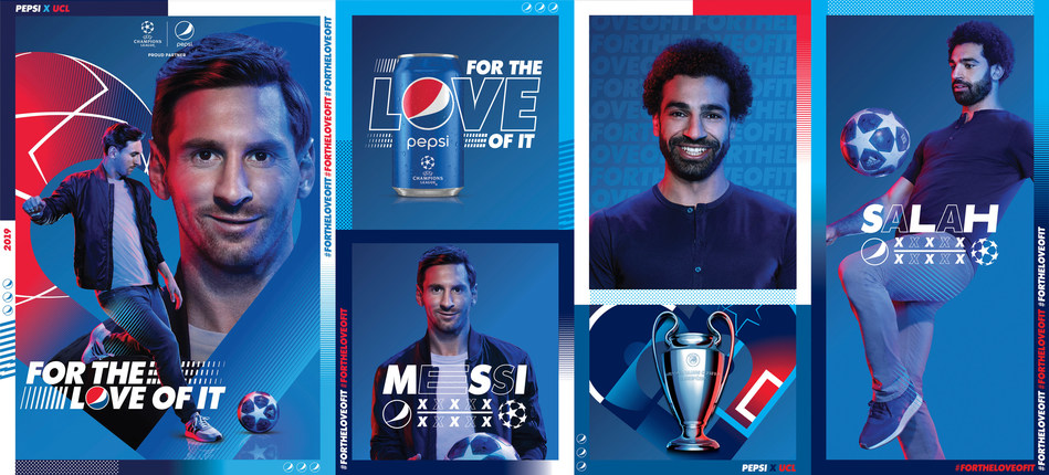 Leo Messi And Mohamed Salah Go All In For The Love Of Pepsi®
