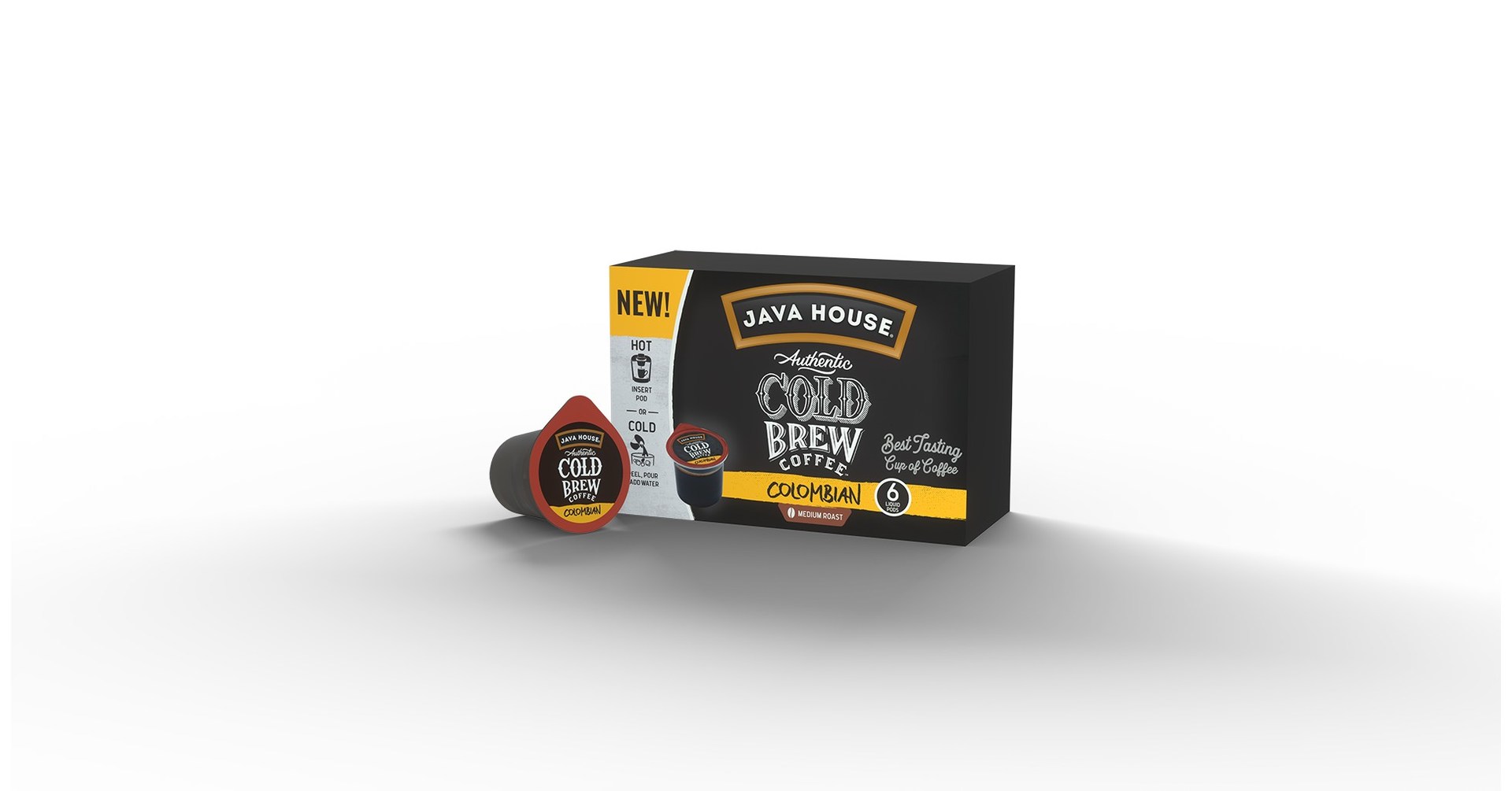 JAVA HOUSE® Dual-Use Liquid Coffee Pods Voted Product Of The Year 2019