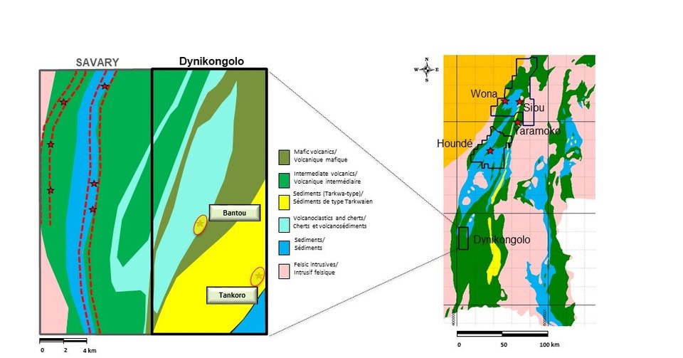 SEMAFO: Maiden Inferred Resource at Bantou of 361,000 oz at 5.35 g/t Au