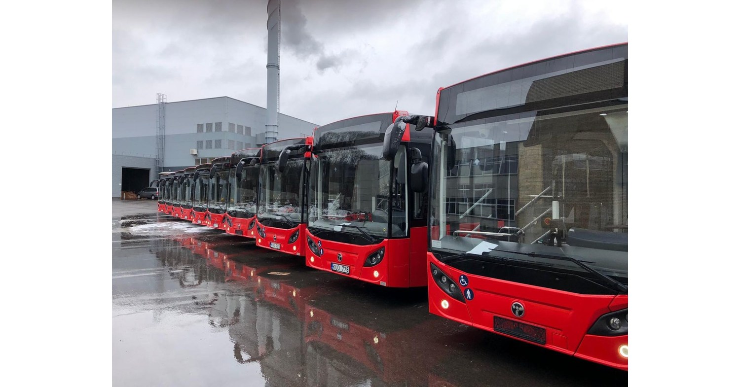 Temsa Delivered 25 Ecofriendly Buses to Kaunas