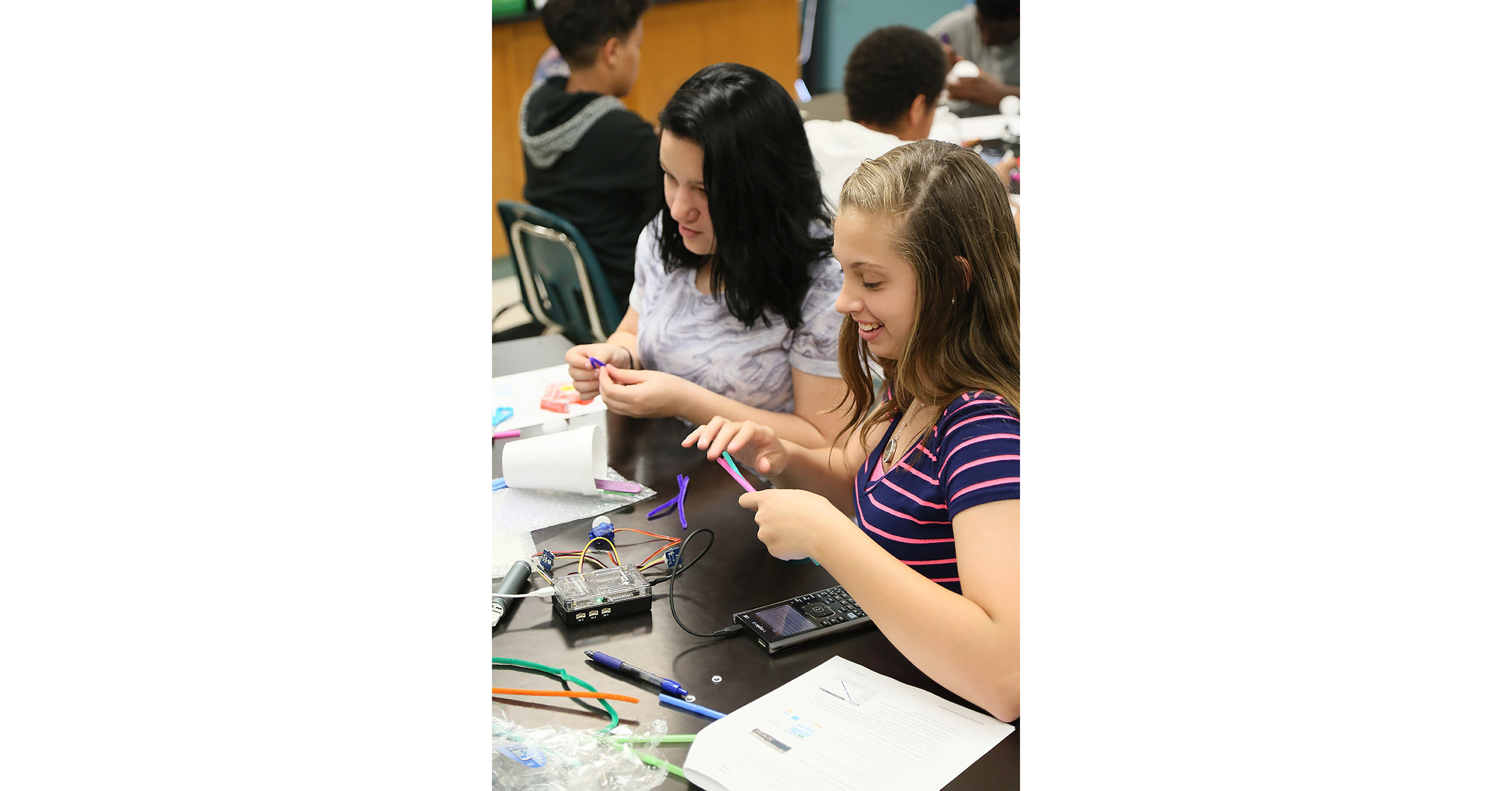 Students challenged to engineer new solutions in a food-themed coding ...