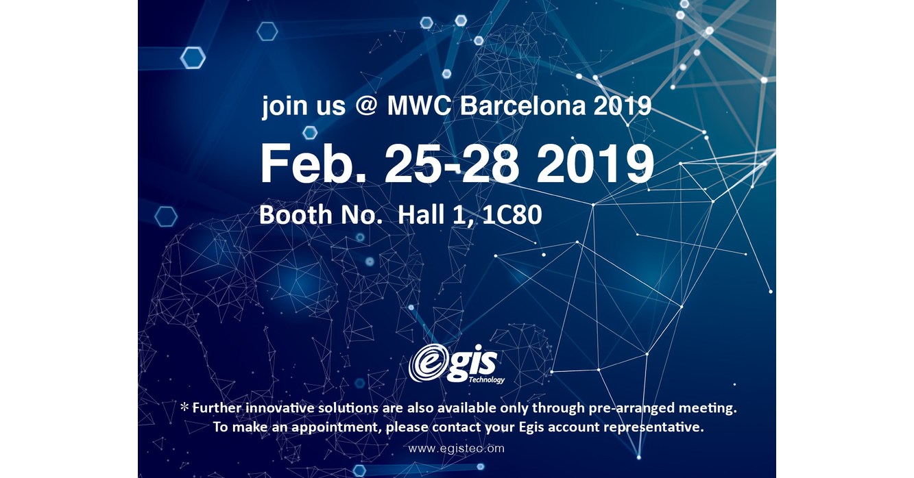 Egis Showcasing Fingerprint Sensor Line at MWC Barcelona 2019