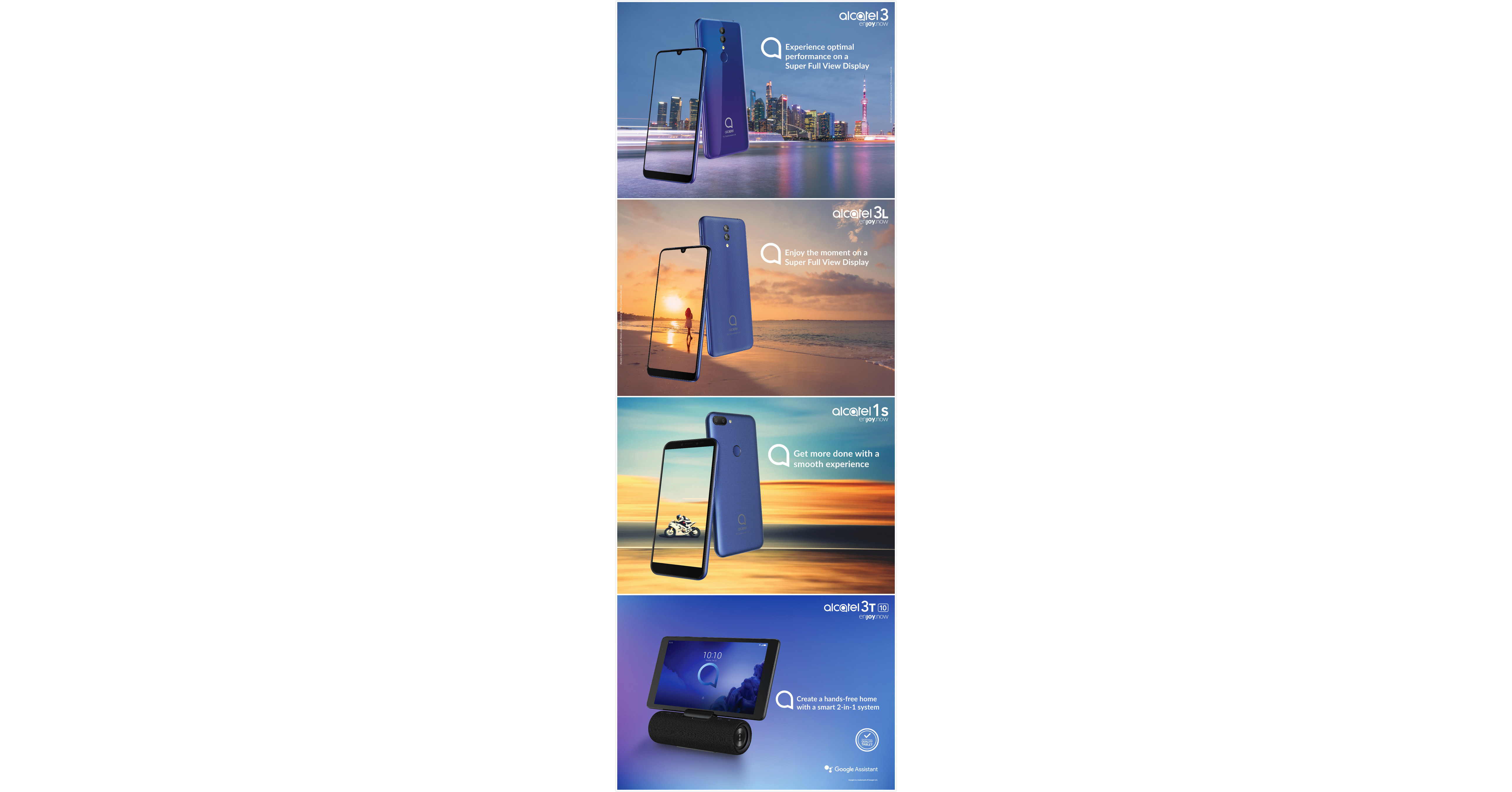 TCL Communication unveils its latest Alcatel 3 and 1 Series mobile ...