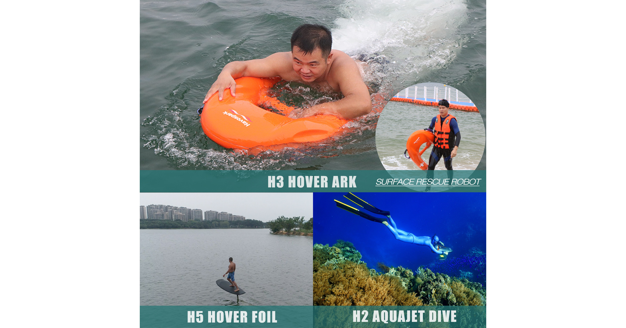 Hoverstar Flight Technology's Latest Water Sport and Rescue Devices, H3 ...