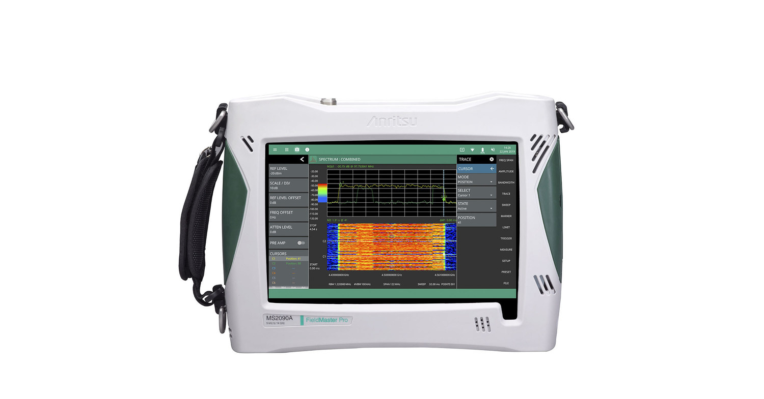 Anritsu Introduces Field Master Pro™ MS2090A Handheld Spectrum Analyzer ...