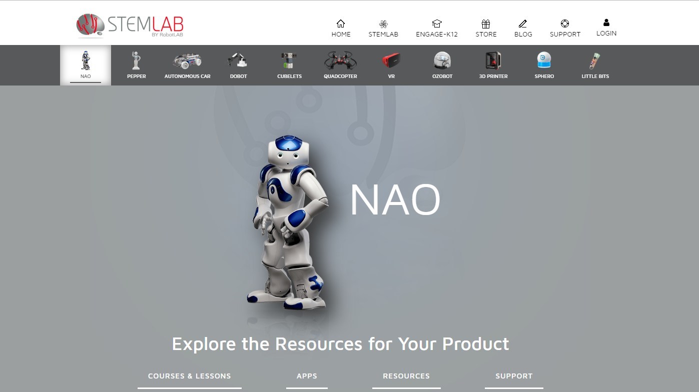 STEMLAB, the New Online Platform by RobotLAB Provides Access to All Robot Apps and Resources in ...