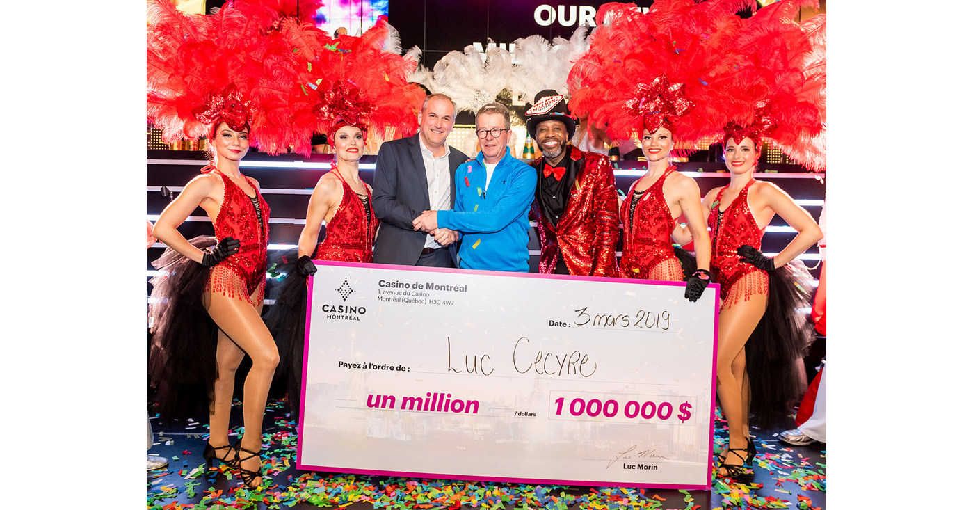 $1,000,000 - Mr. Luc Cecyre, from the Montreal South Shore, wins Vegas ...
