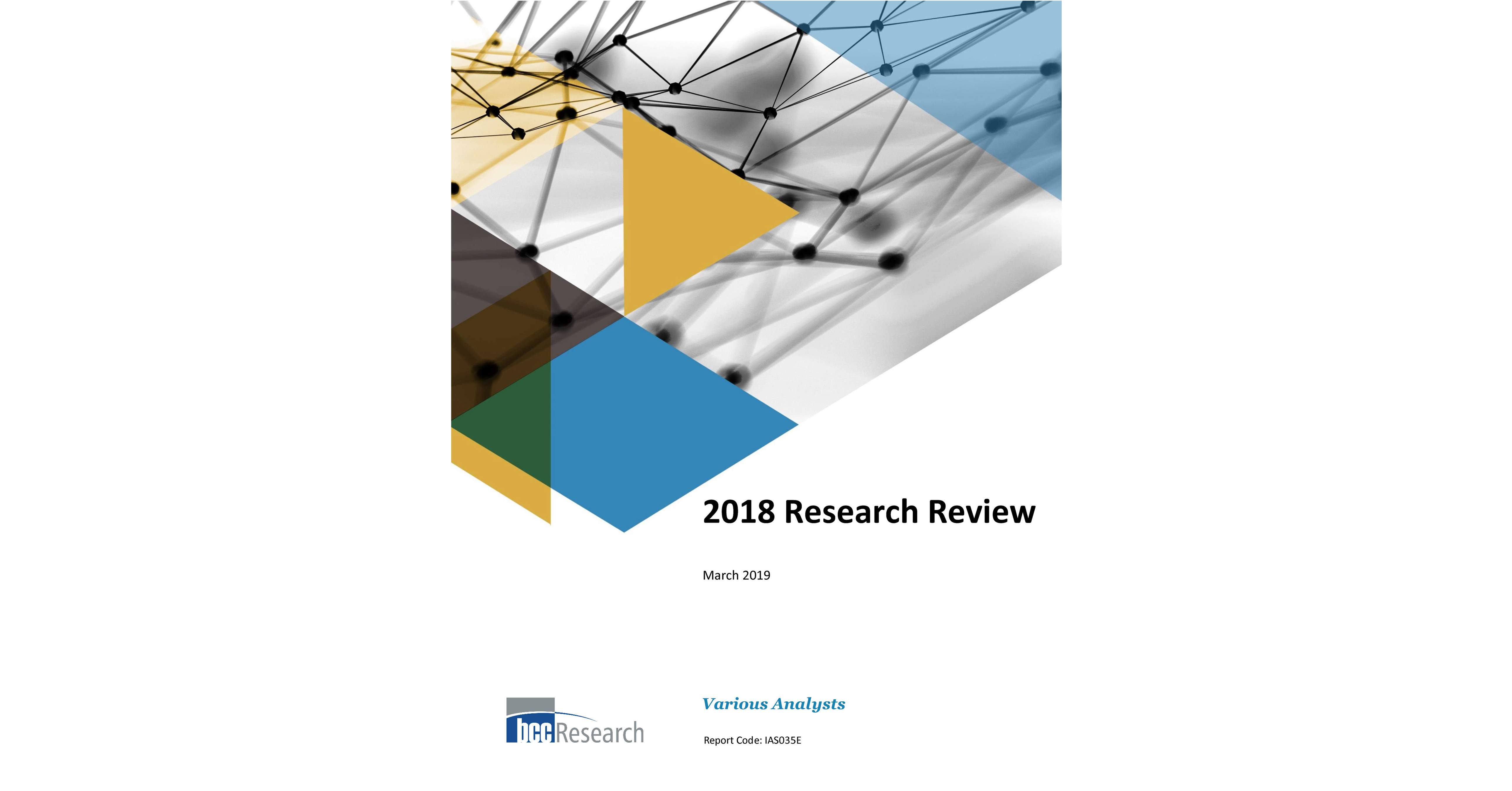BCC Research Announces the Release of 2018-2019 Research Reviews