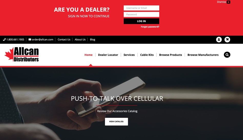 Allcan Distributors Launches New E-Commerce Website