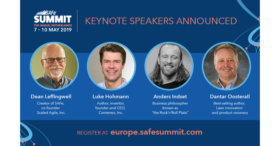 Aankondiging belangrijkste sprekers voor 2019 European SAFe® Summit van ...